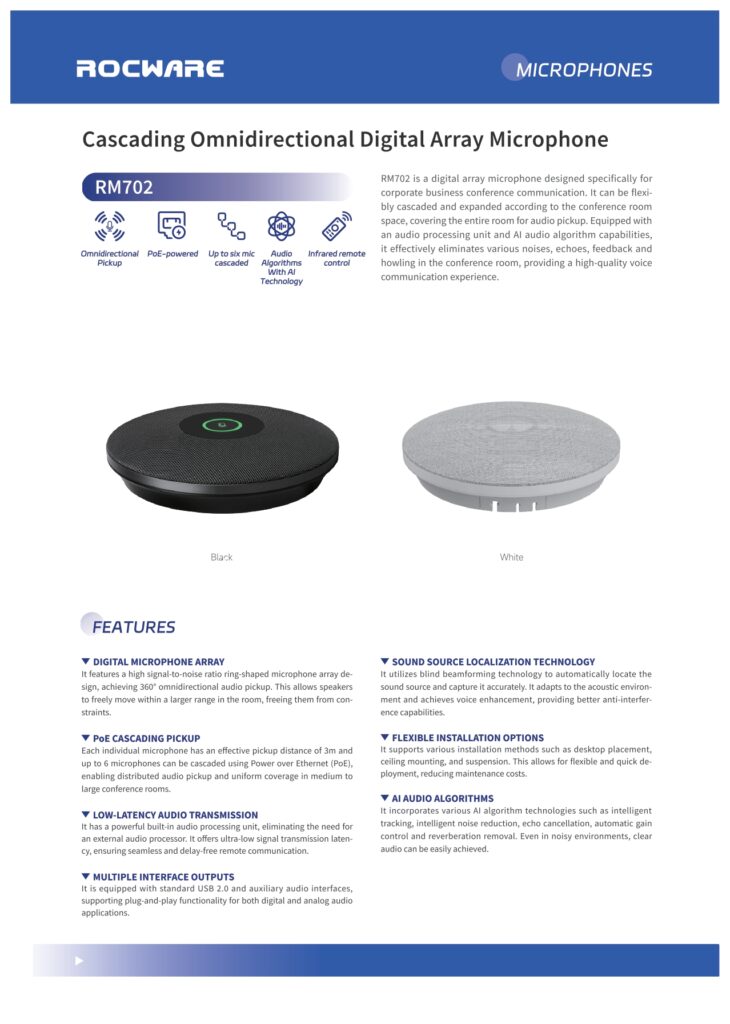 Wireless Conference Microphone with Speaker