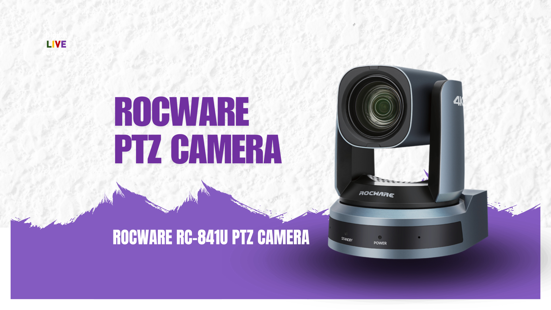 ROCWARE PTZ Camera | ROCWARE RC-841U PTZ Camera