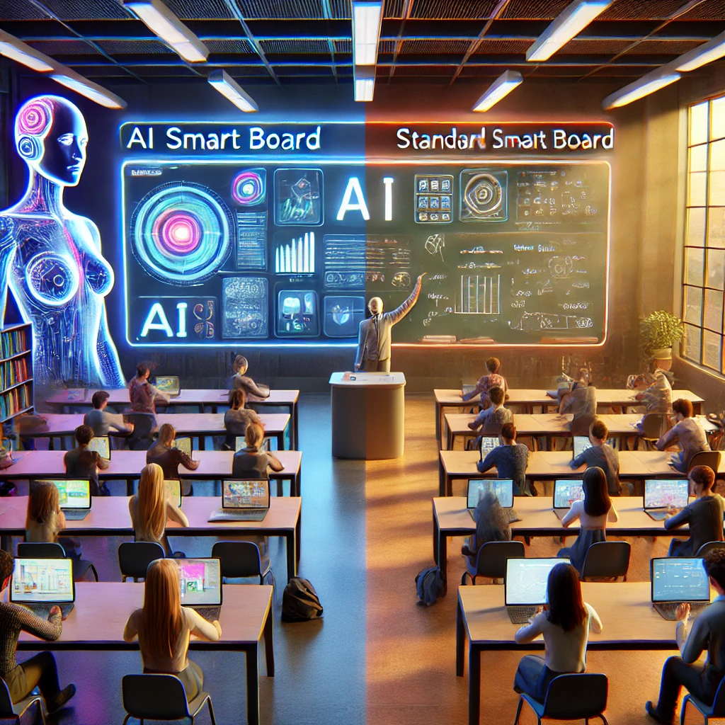 AI-Driven Smart Boards vs. Standard Smart Boards