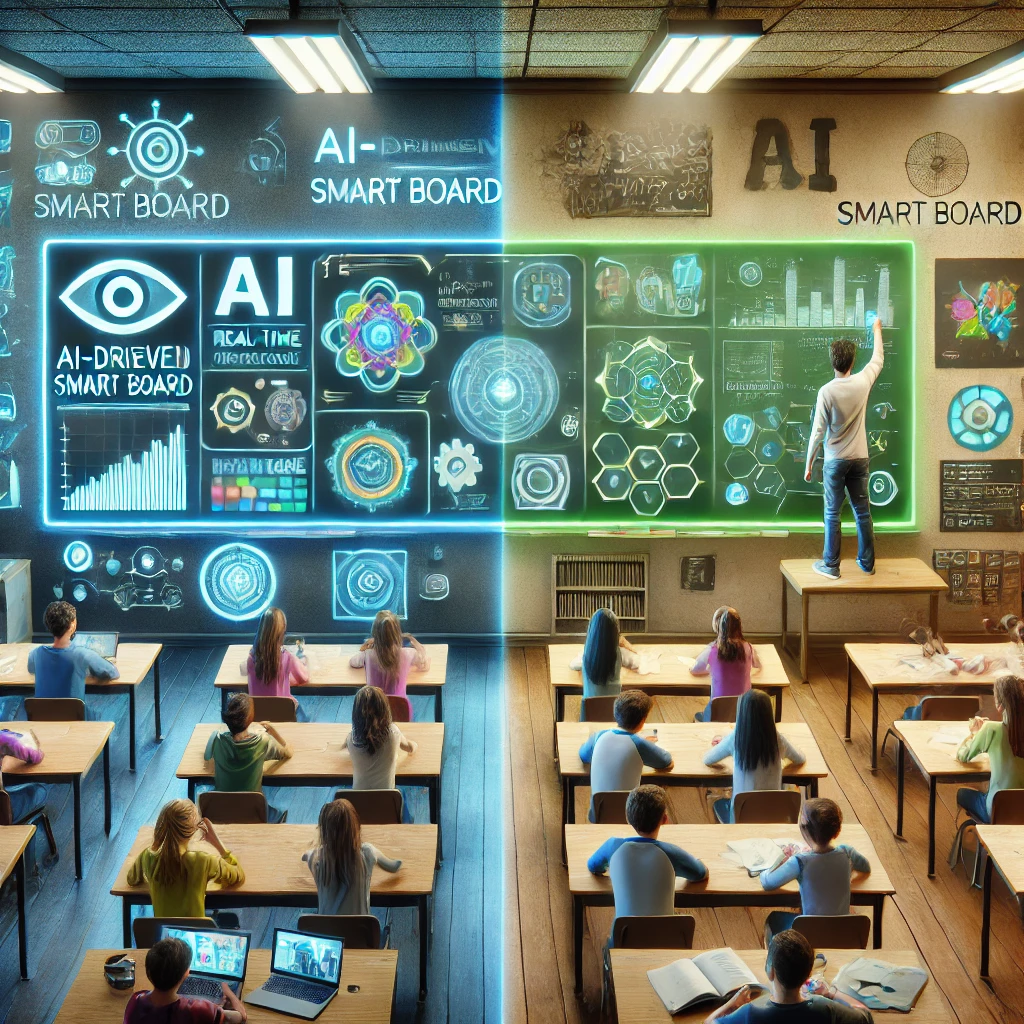 AI-Driven Smart Boards vs. Standard Smart Boards