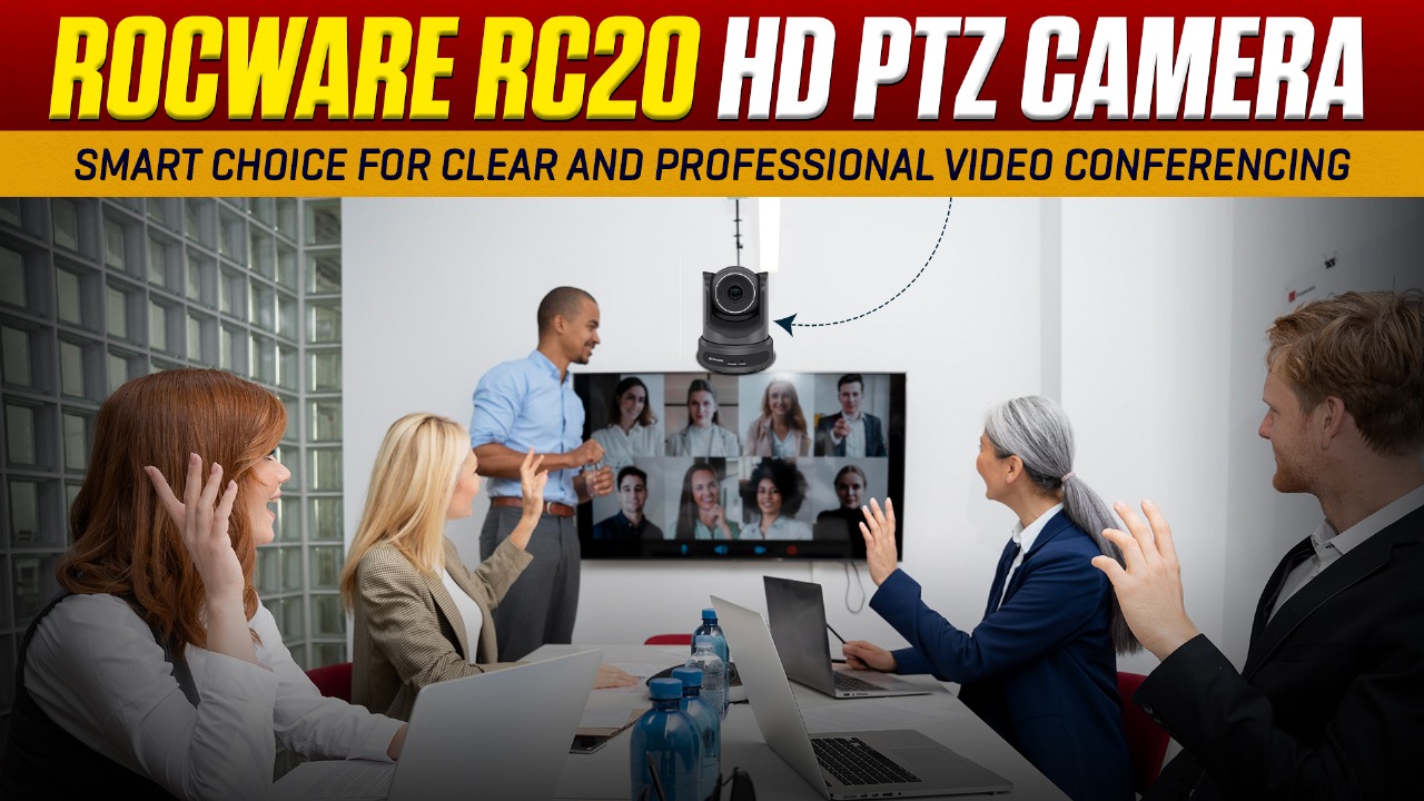 Rocware RC20 HD PTZ Camera – Smart Choice for Clear and Prof